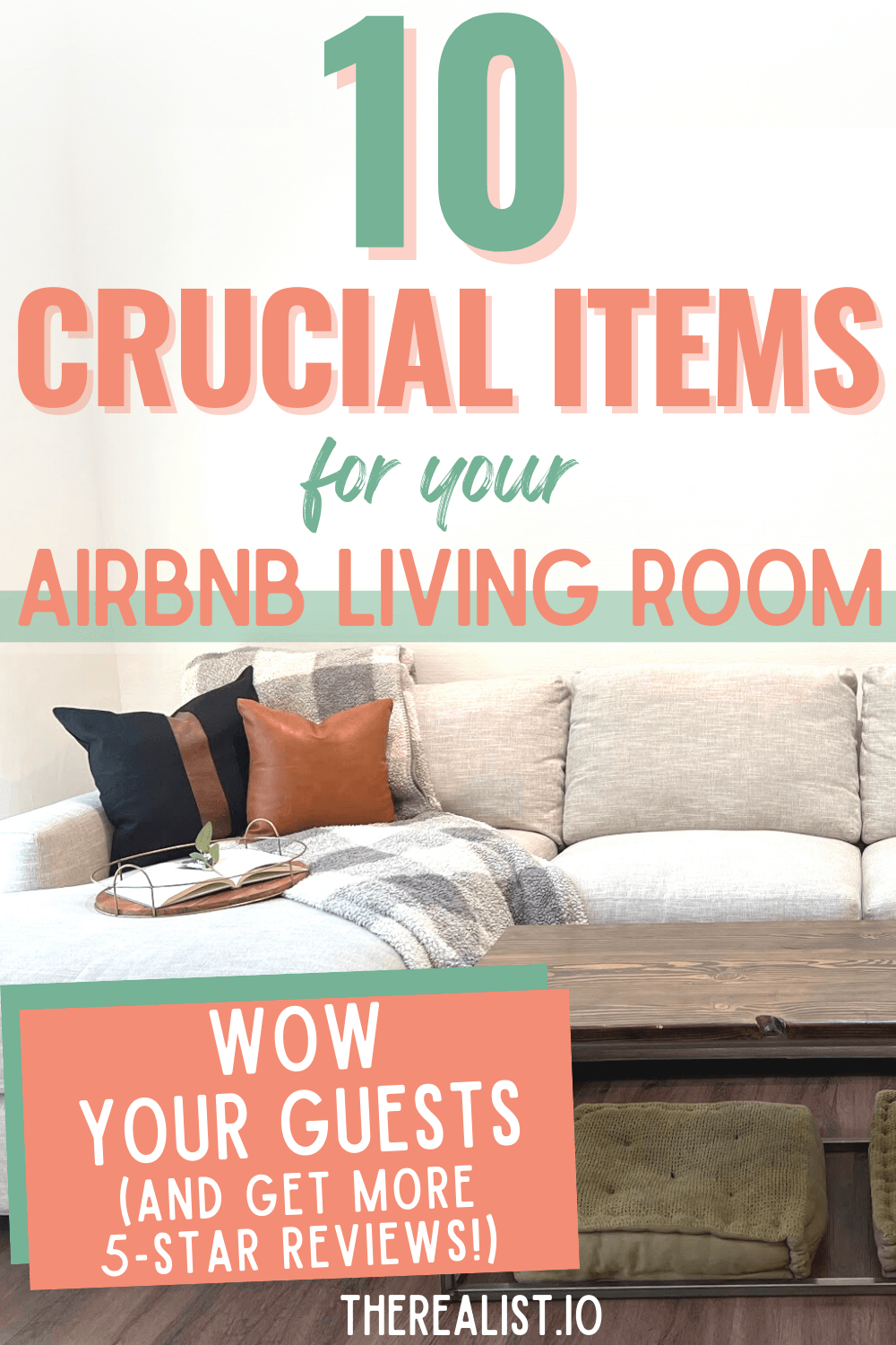 Airbnb Checklist for a Living Room Your Guests Will Rave About