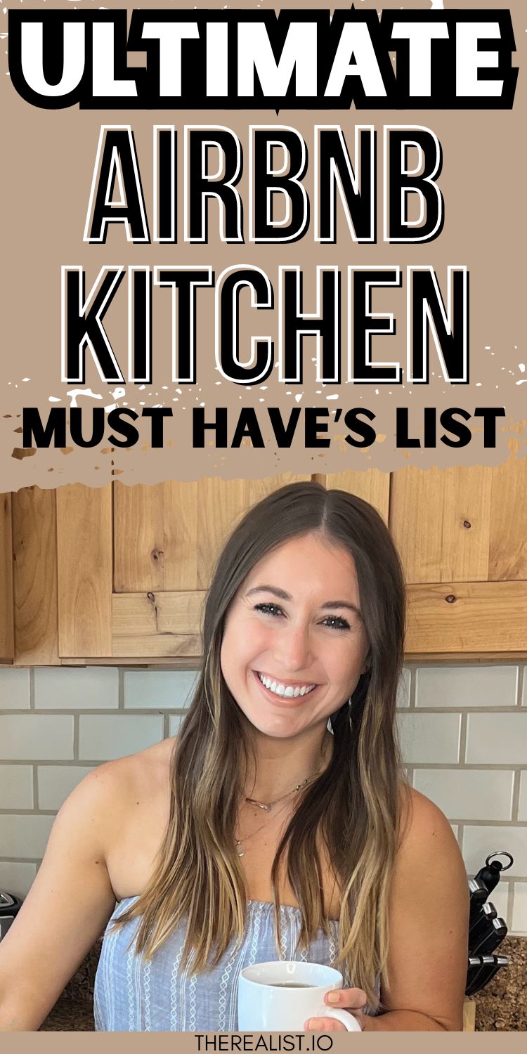 Airbnb Checklist: 15+ Items to Stock in Your Airbnb Kitchen